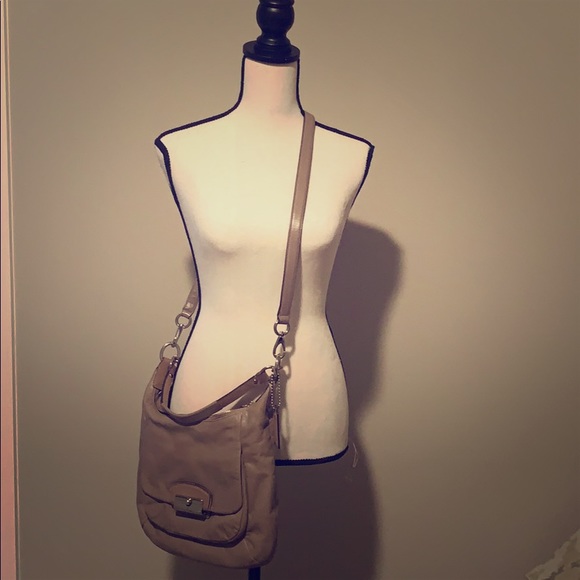Coach | Bags | Coach Crossbody Bag Taupe Colored Neutral | Poshmark